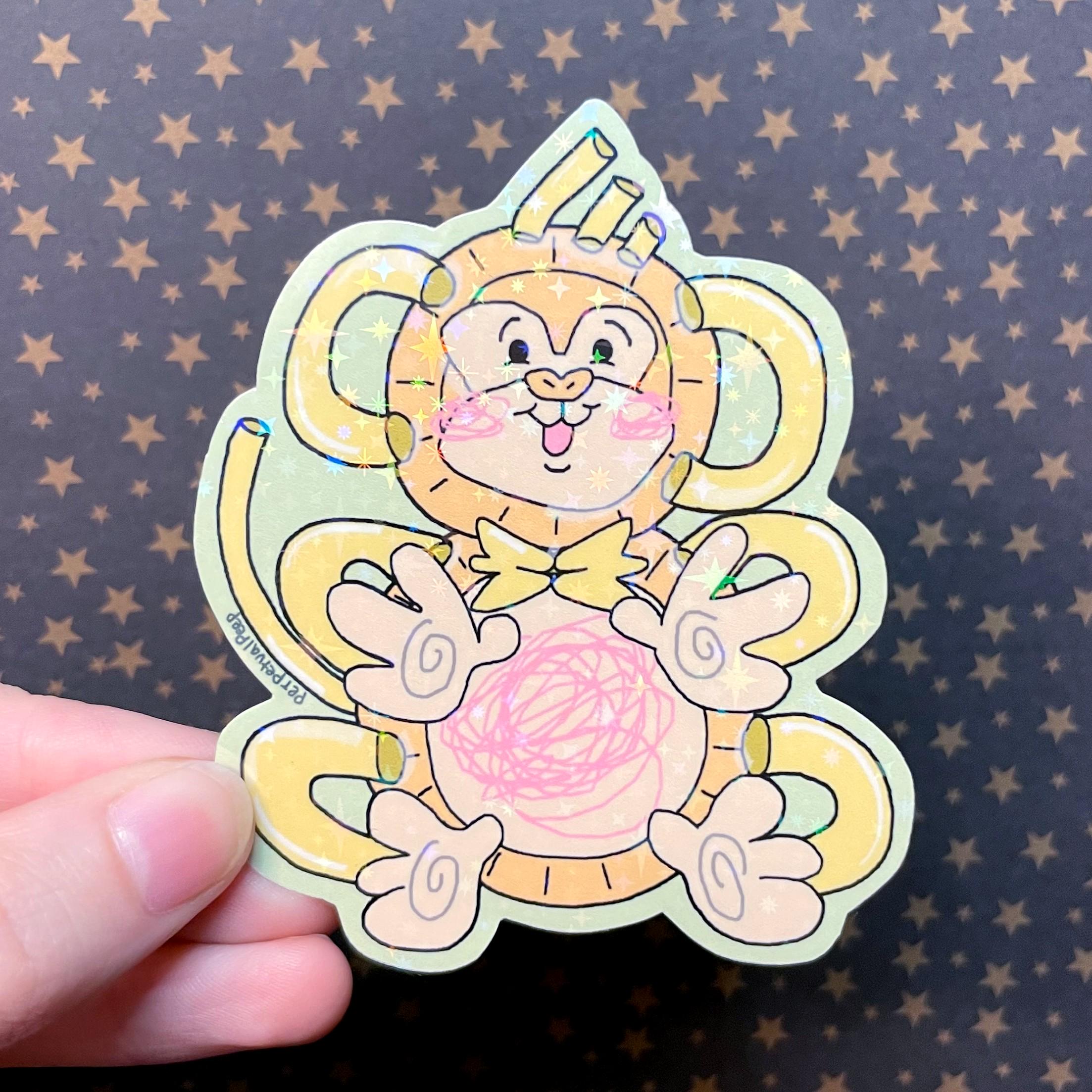 Silly Cute Animal Stickers (holographic) | Sticker Club 9-12 - Etsy