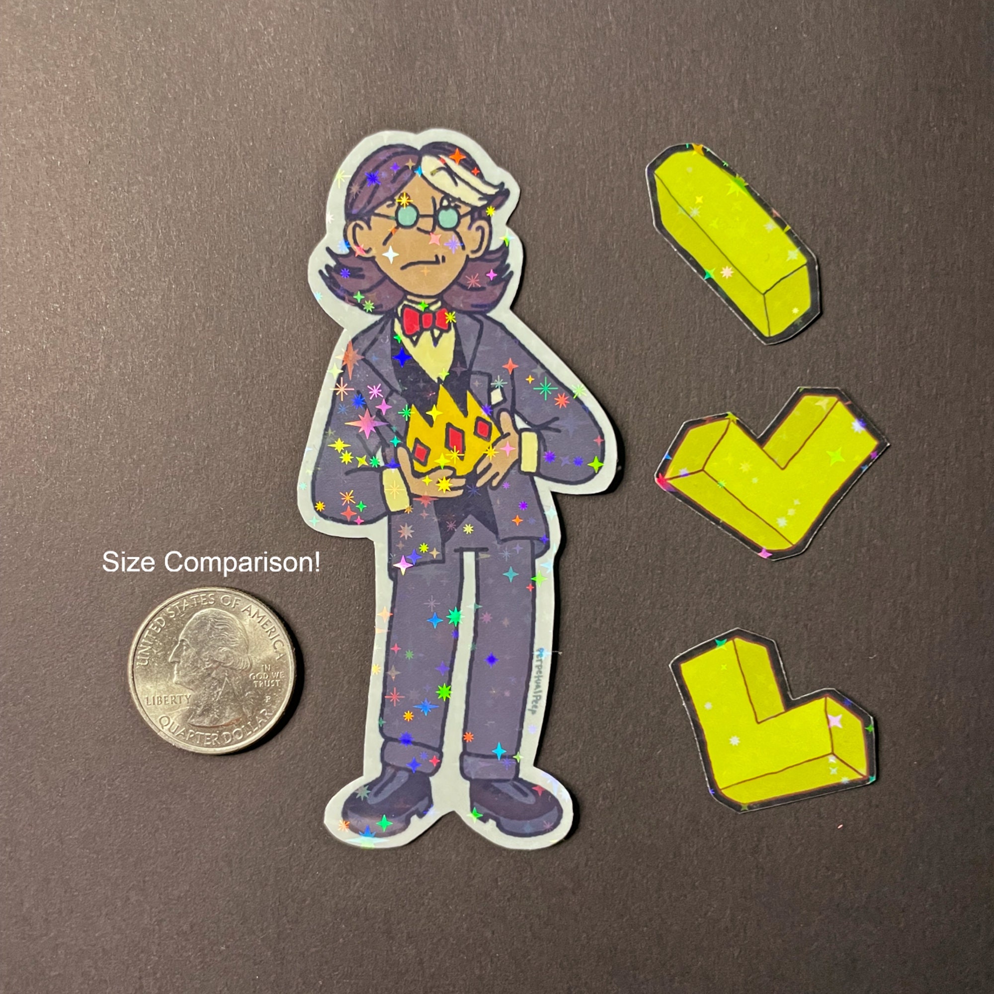 Simon Petrikov Holographic Vinyl Sticker - Etsy