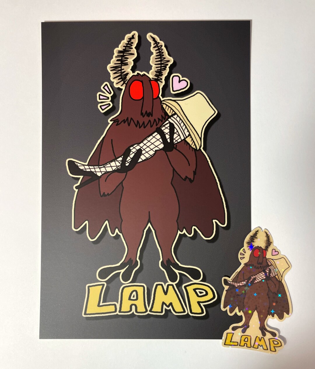 Mothman Art Print - Etsy