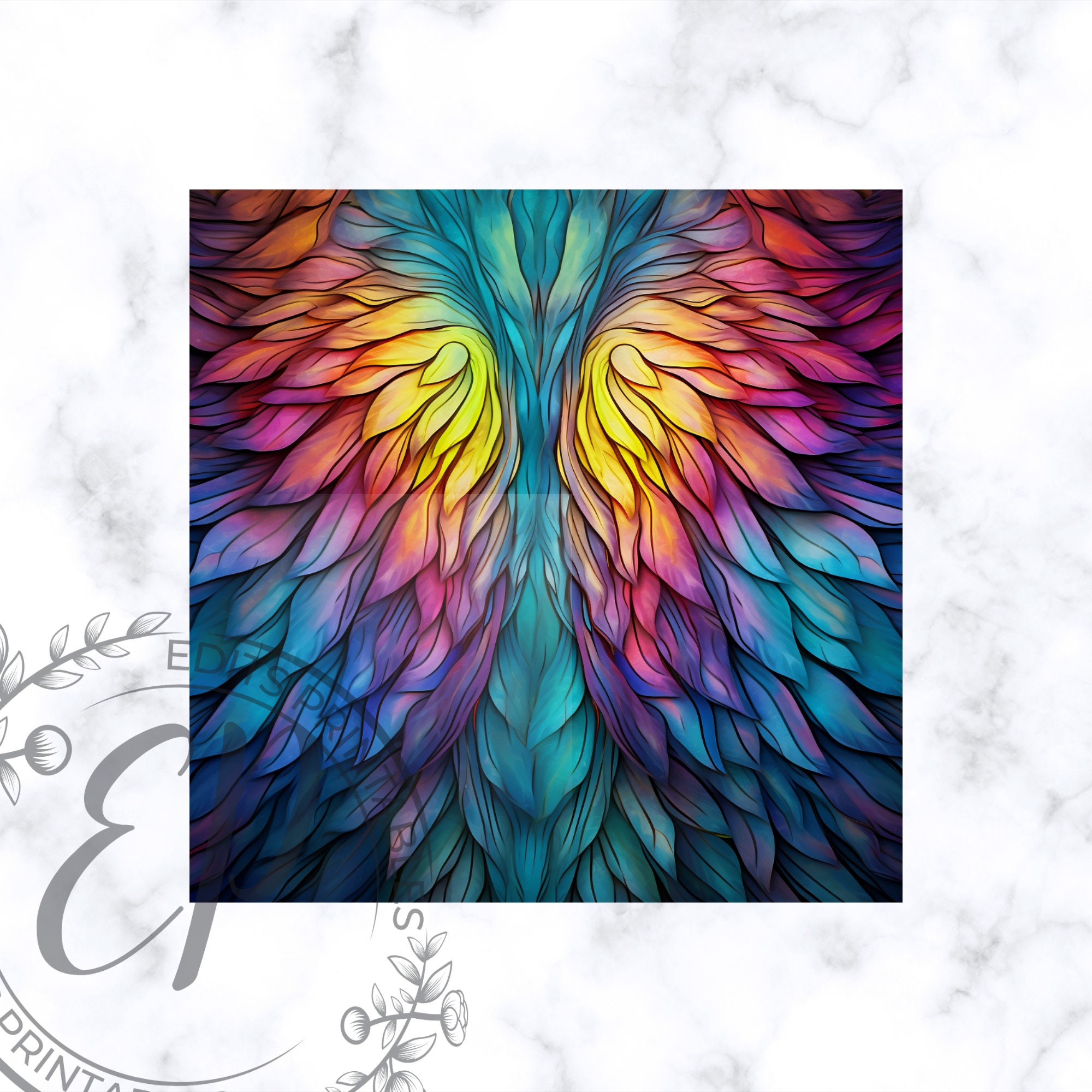 Angel Wings Sublimation Tumbler Wrap, 20 Oz Skinny Tumbler Sublimation ...