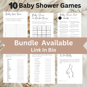 Baby Shower Game, Ice Breaker Bingo Baby Shower Game, Printable Baby ...