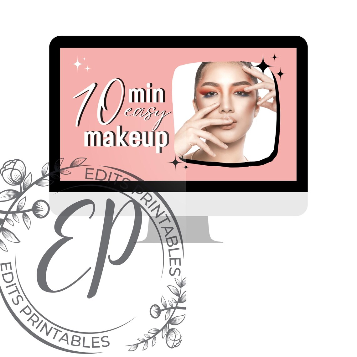 Youtube Thumbnail Templates, Pink Aesthetic, 25 Editable Canva ...