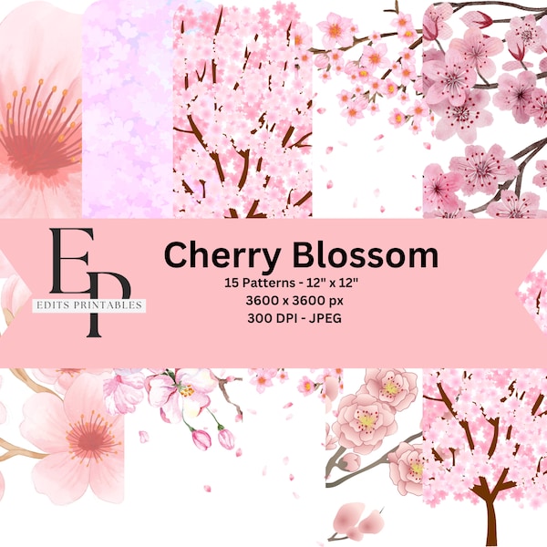 Cherry Blossom Wallpaper - Etsy