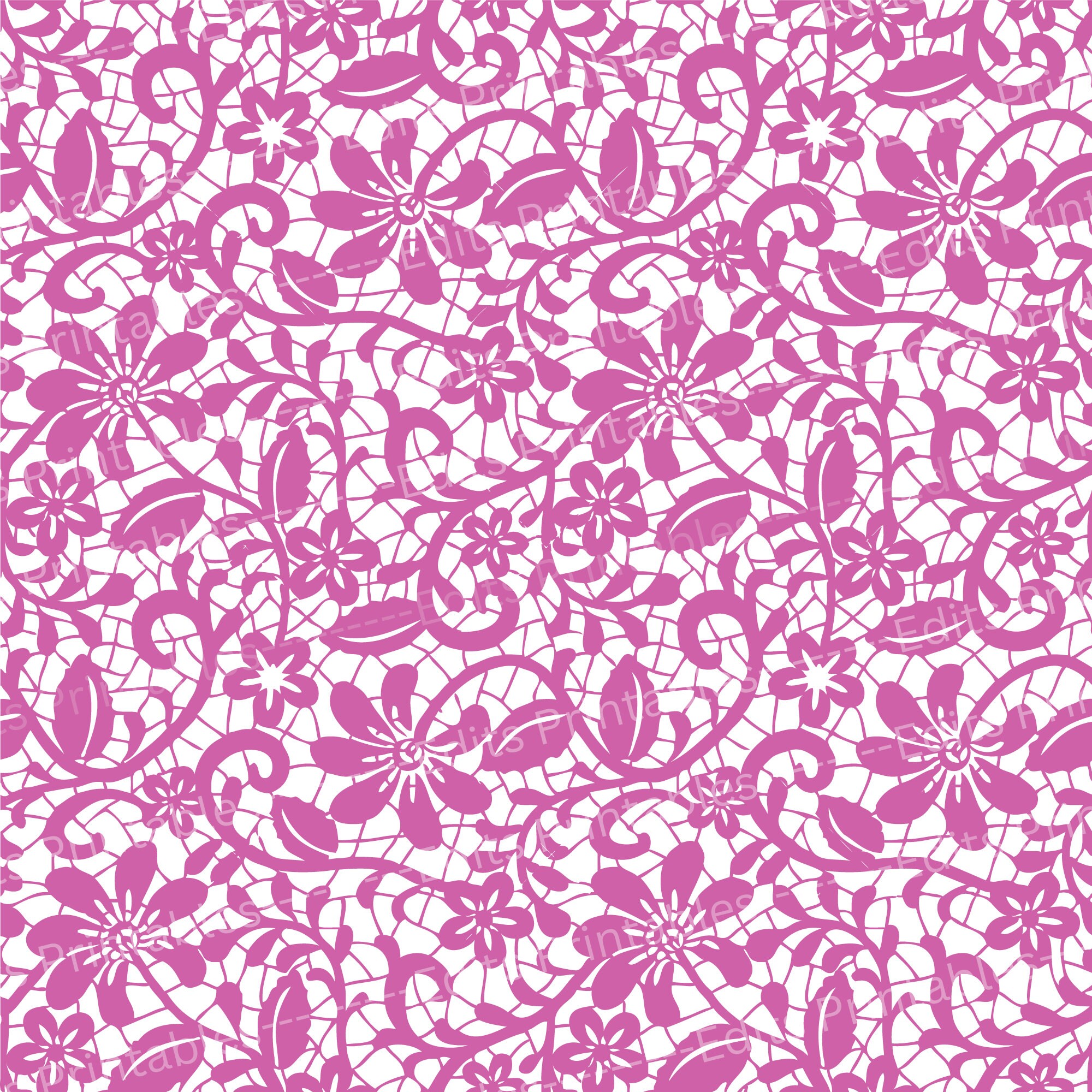 Digital Paper, Lace Digital Paper, INSTANT DOWNLOAD, 12x12, Lace Print ...