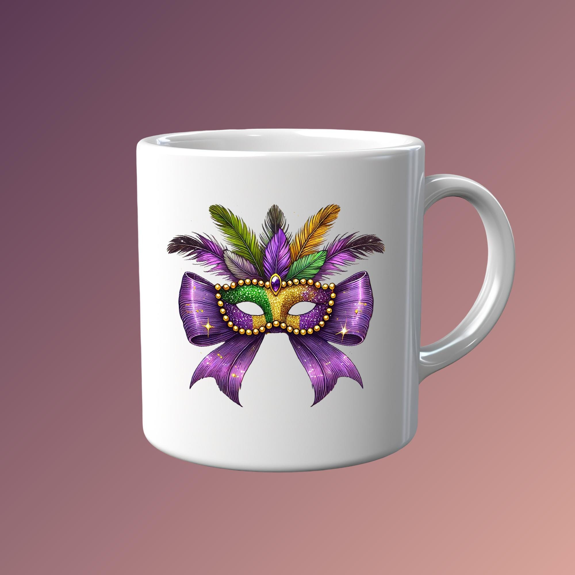 Vibrant Ornate Masquerade Mask PNG Clipart for Celebrations - Instant ...