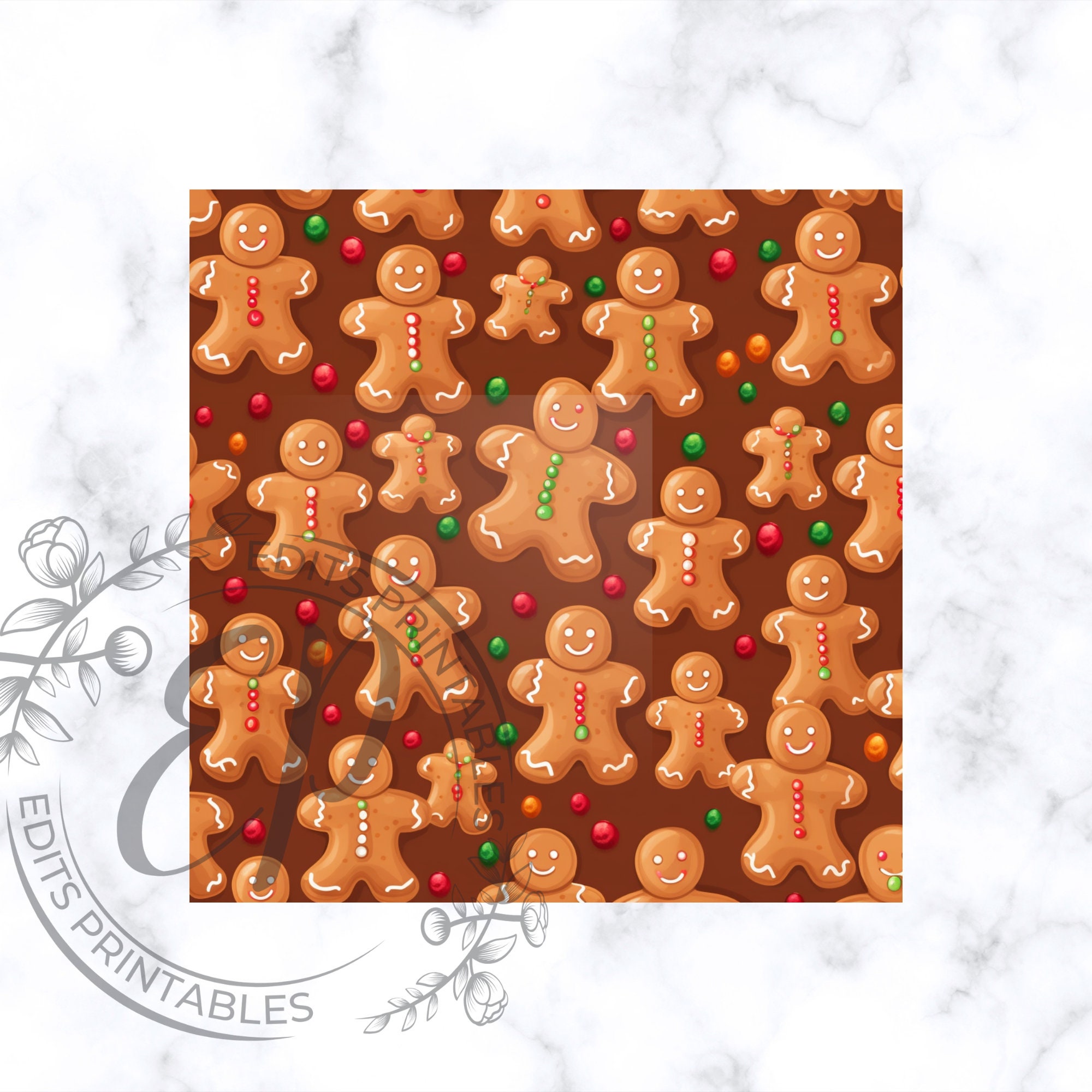 Gingerbread Man Sublimation Tumbler Wrap, 20 Oz Skinny Tumbler ...