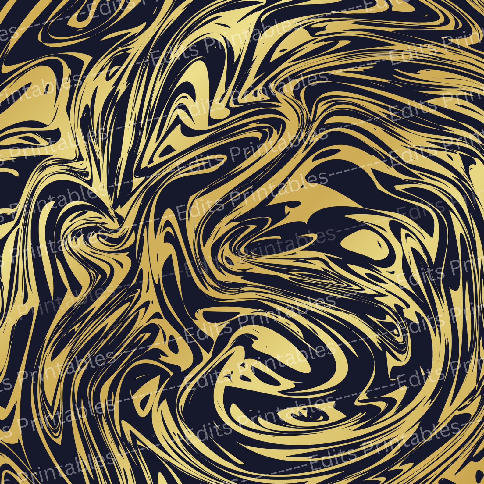 Digital Paper, Black and Gold Marble Digital Paper, INSTANT DOWNLOAD ...