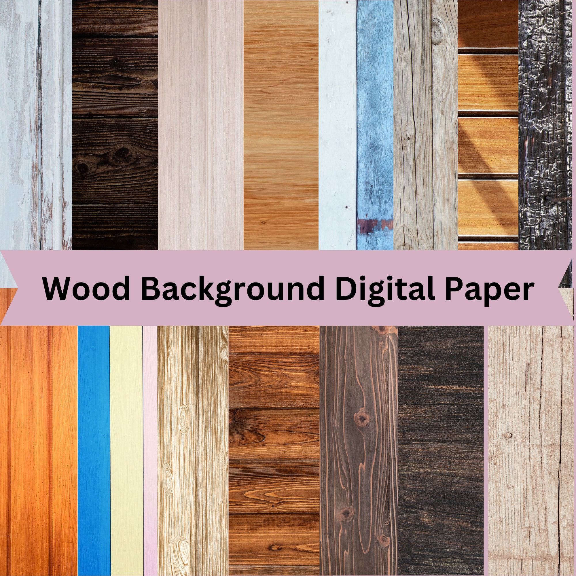 Digital Paper, Wood Background Digital Paper,instant DOWNLOAD, Digital ...