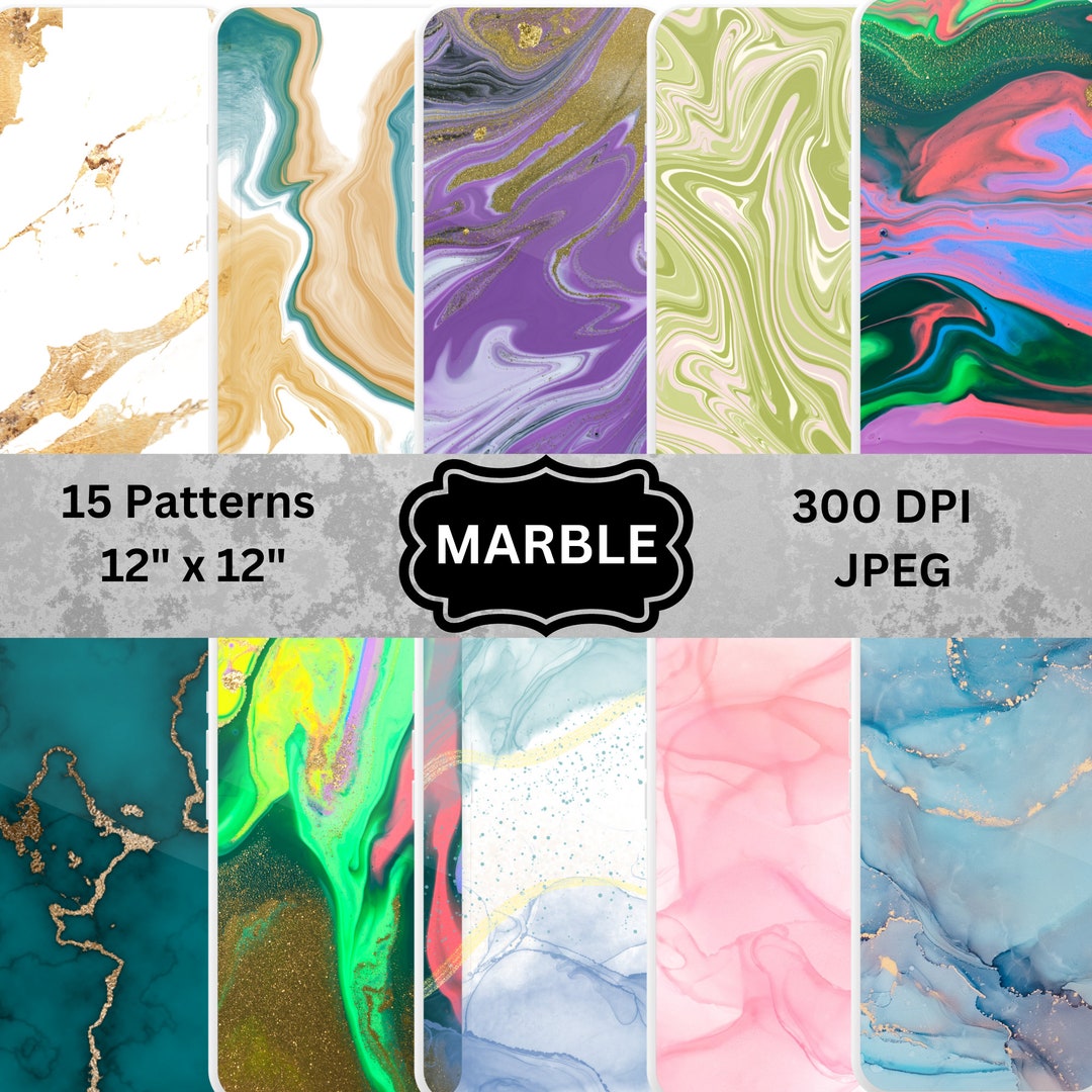 Digital Paper, Marble Digital Paper, INSTANT DOWNLOAD, 12x12, Marble ...