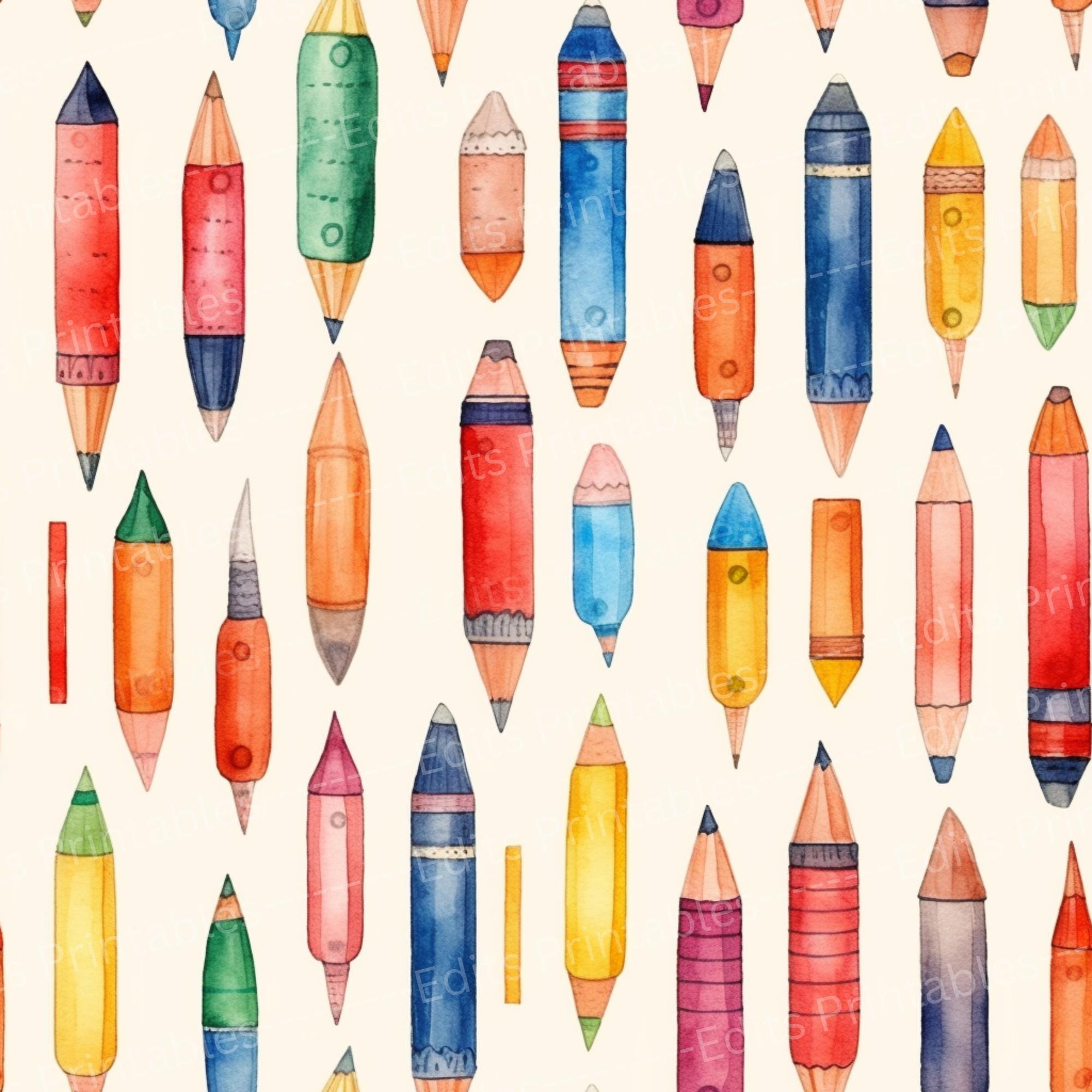 Back to School Digital Paper Pack, School Scrapbook Papers, Printable ...