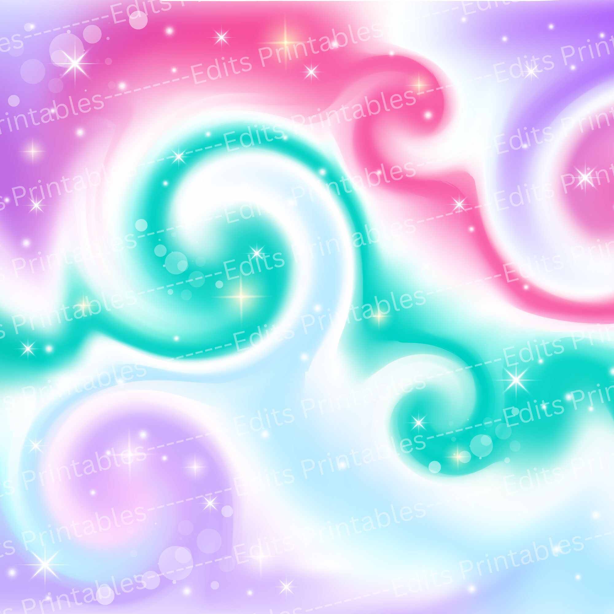 Rainbow & Glitter Digital Paper, INSTANT DOWNLOAD, 12x12, Rainbow ...