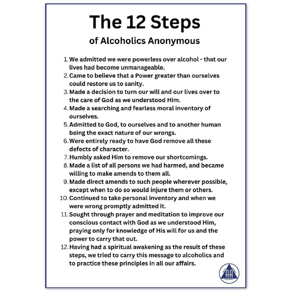 12 Steps Of Alcoholics Anonymous Poster Twelve Steps Of AA Etsy 12-steps-of-alcoholics-anonymous-poster-twelve-steps-of-aa-etsy