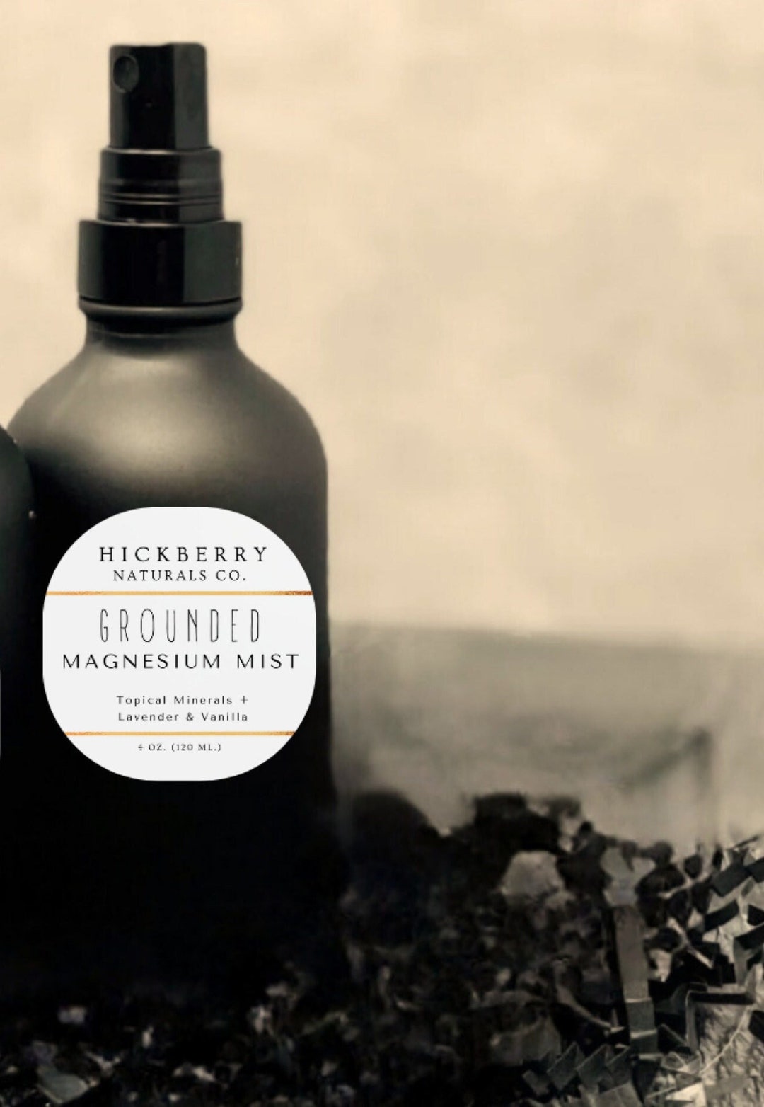 Grounded Magnesium Mist Topical Mineral Spray by Hickberry - Etsy