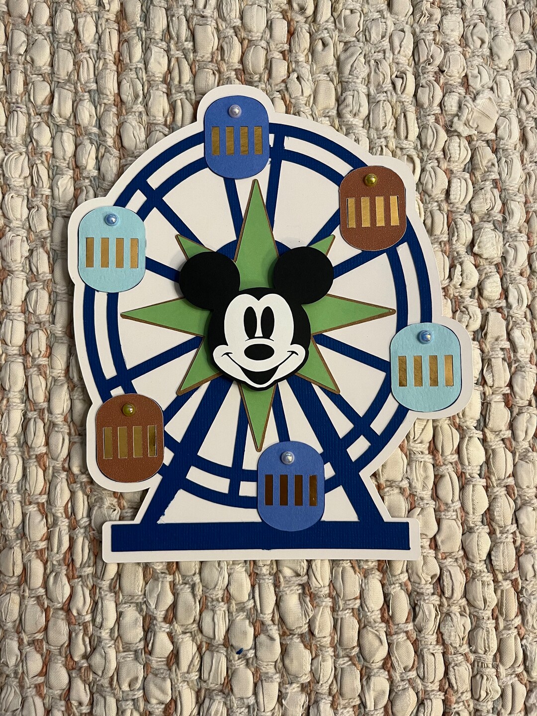 Mouse Ferris Wheel Cake Topper Disney Cake Topper Ferris Wheeler Cake ...