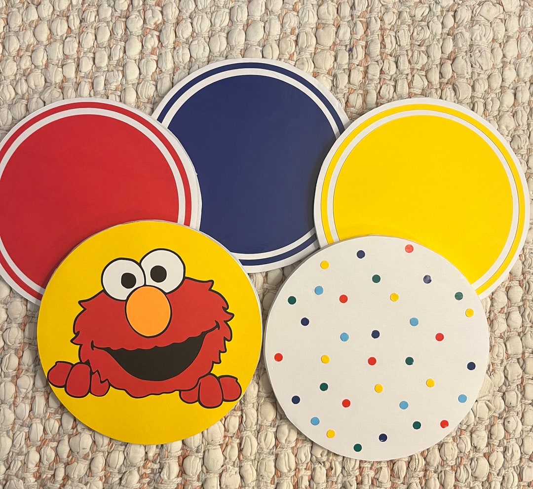 Elmo Age Banner Sesamee Street Banner Elmo Banner Highchair Banner Kids ...