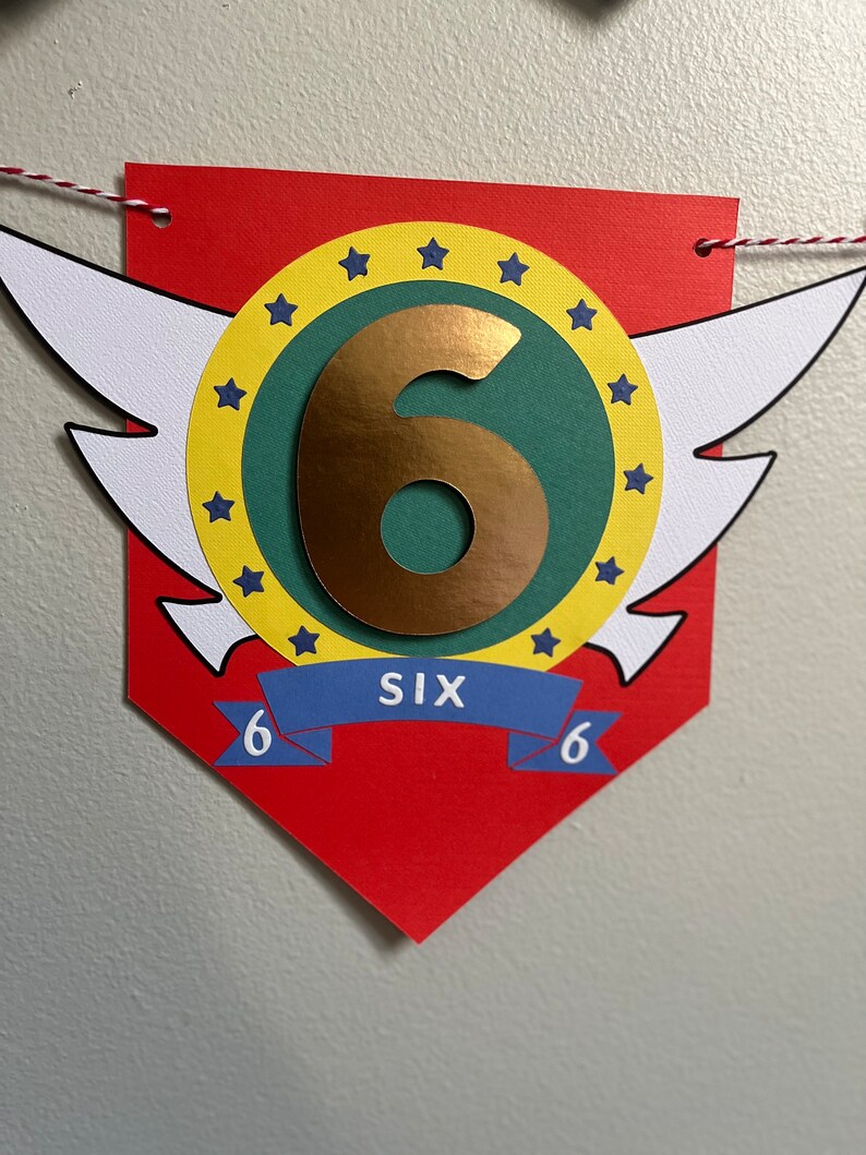 Sonic the Hedgehog Banner/ Happy Birthday Sonic Banner Decor/ Sonic ...