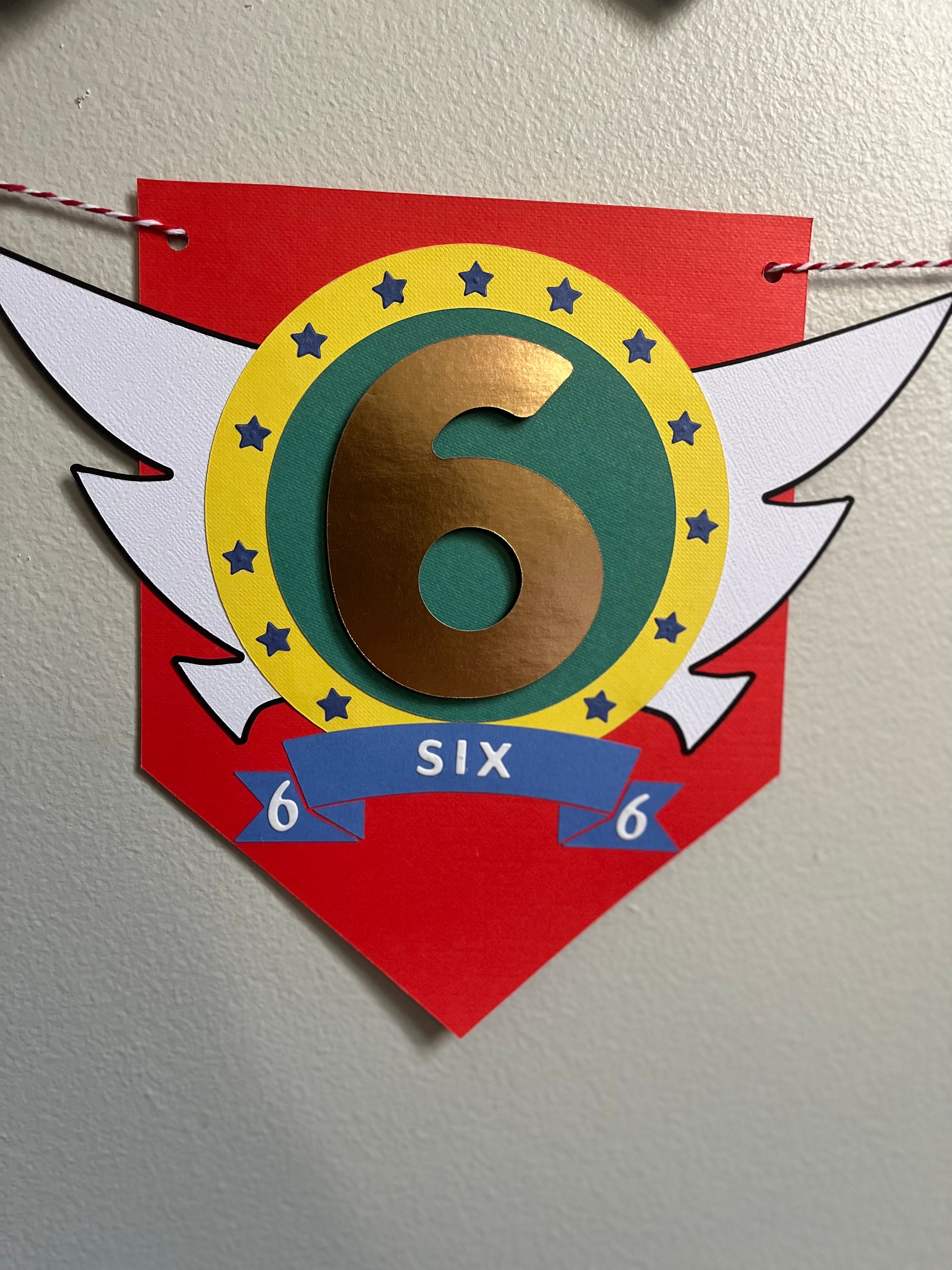 Sonic The Hedgehog Banner Happy Birthday Sonic Banner Decor Sonic Party Theme Etsy