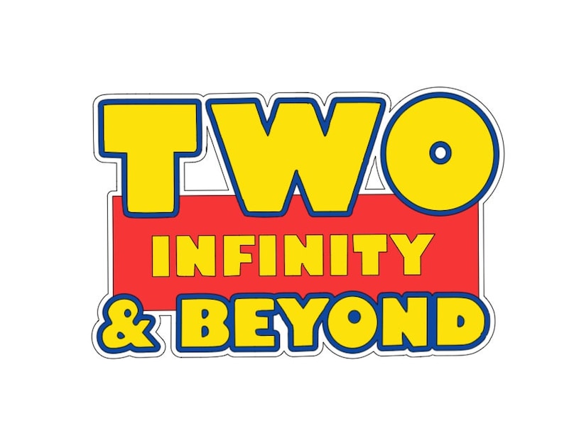 Toy Story Cake Topper, Two Infinity and Beyond Cake Topper, Toy Story ...