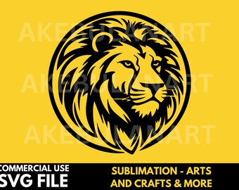 Leaping Lion SVG, Vector Lion Clipart Cut File, Sports Team Logo, Lion ...