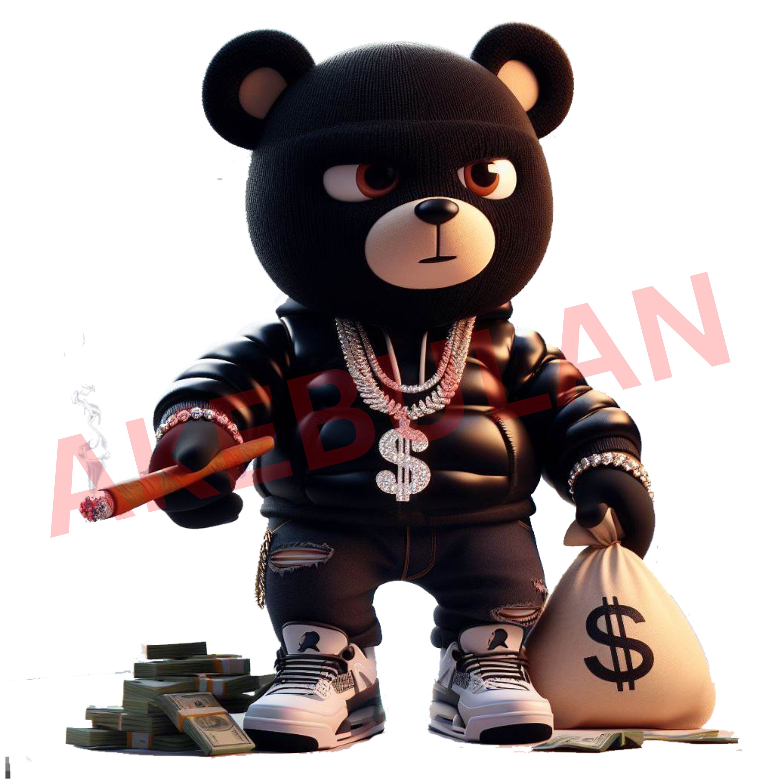 Teddy Bear in Ski Mask Rapper Graffiti, Teddy Bear, Shiesty Mask, Hip ...