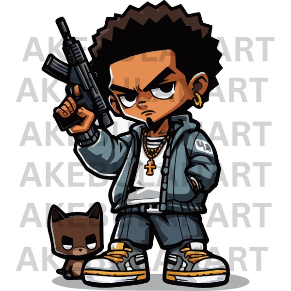 Urban Cartoon Characters Svg - Etsy