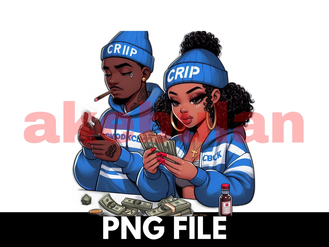 Female Boondocks Style Cartoon, Rapper,ski Mask, Gangster, PNG, Cricut ...