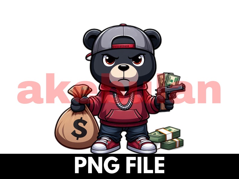 Teddy Bear in Ski Mask Rapper Graffiti, Teddy Bear, Shiesty Mask, Hip ...
