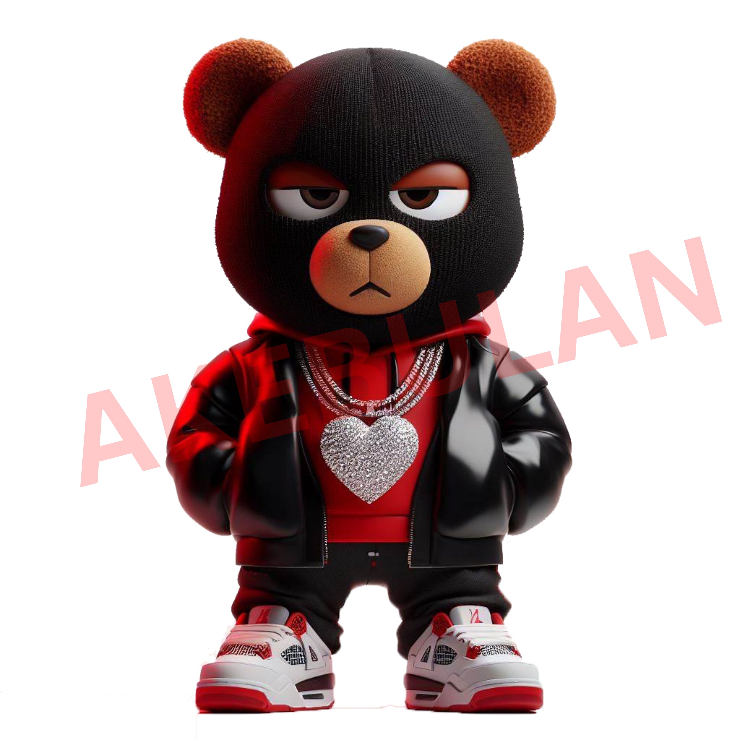 Teddy Bear in Ski Mask Rapper Graffiti, Teddy Bear, Shiesty Mask, Hip ...
