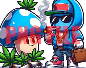 Female Boondocks Style Cartoon, Rapper,ski Mask, Gangster, PNG, Cricut ...