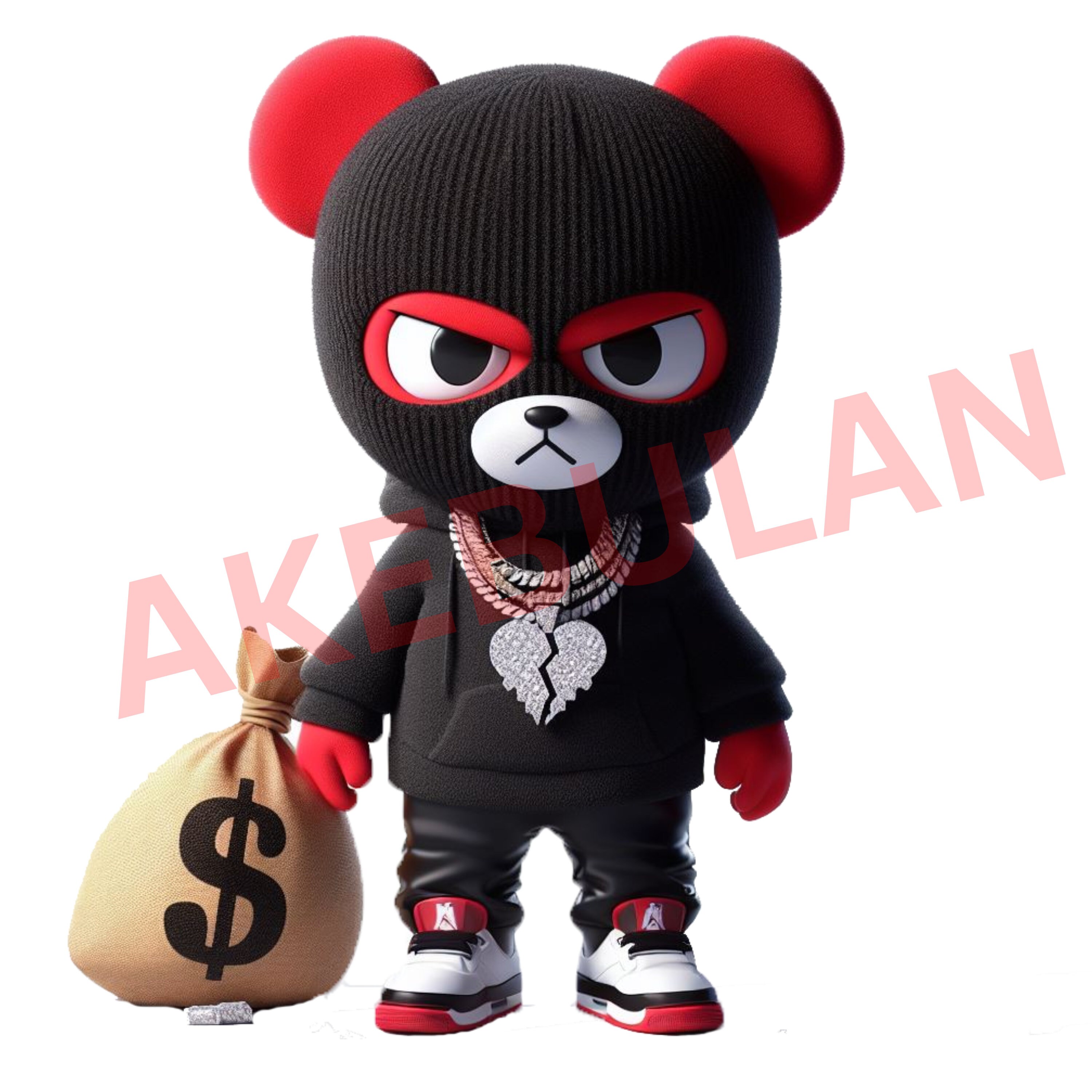 Red Graffiti, Teddy Bear, Evil, Hip Hop, Gangster, PNG, Art, Urban ...
