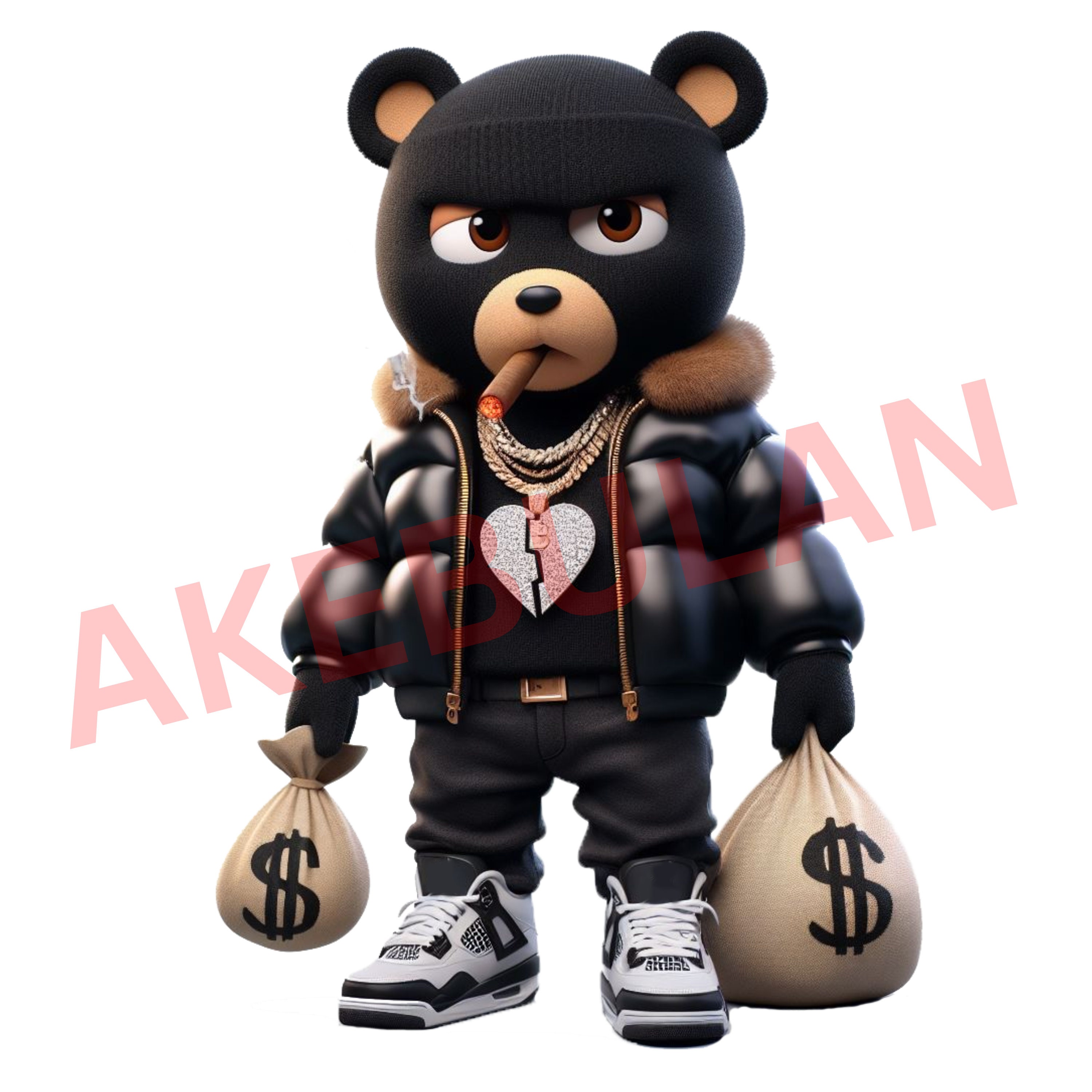 Teddy Bear in Ski Mask Rapper Graffiti, Teddy Bear, Shiesty Mask, Hip ...