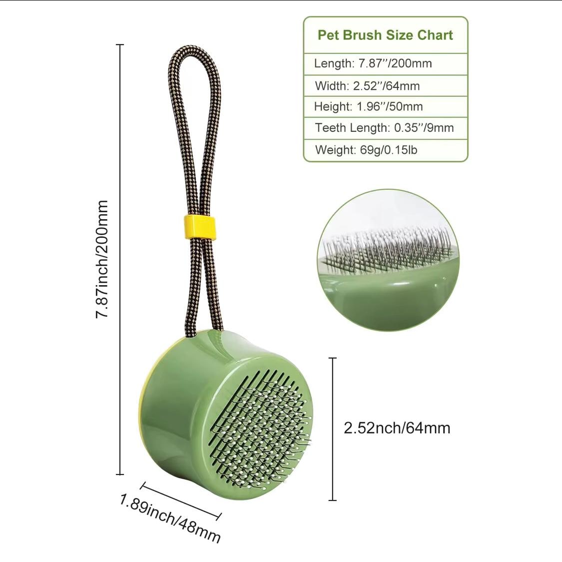 Portable Self Cleaning Fursuit Slicker Brush - Etsy
