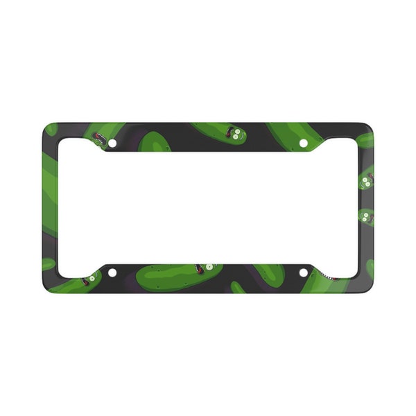 Rick Morty License Plate Frame - Etsy