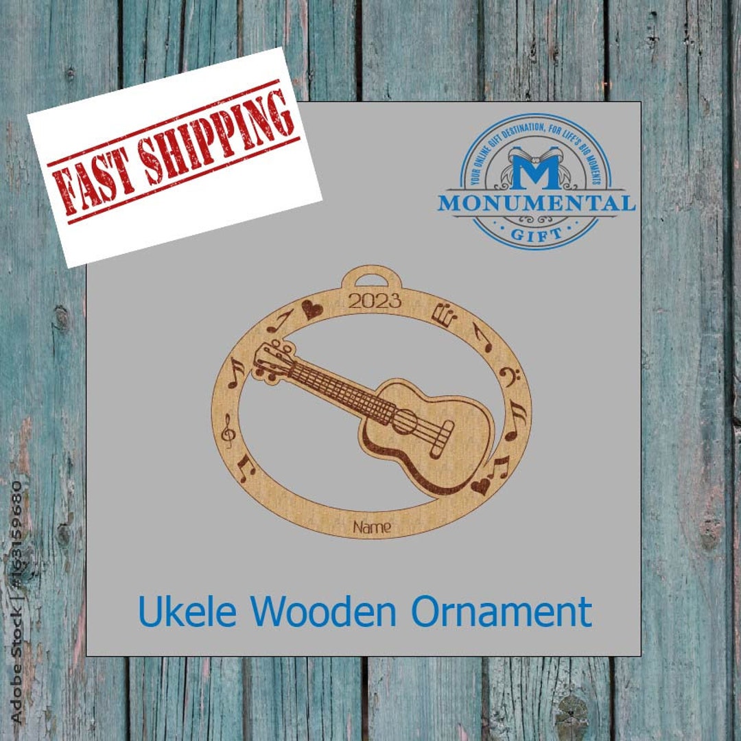 Ukulele Ukulele Personalized Gift Ukulele Wooden Ornament - Etsy