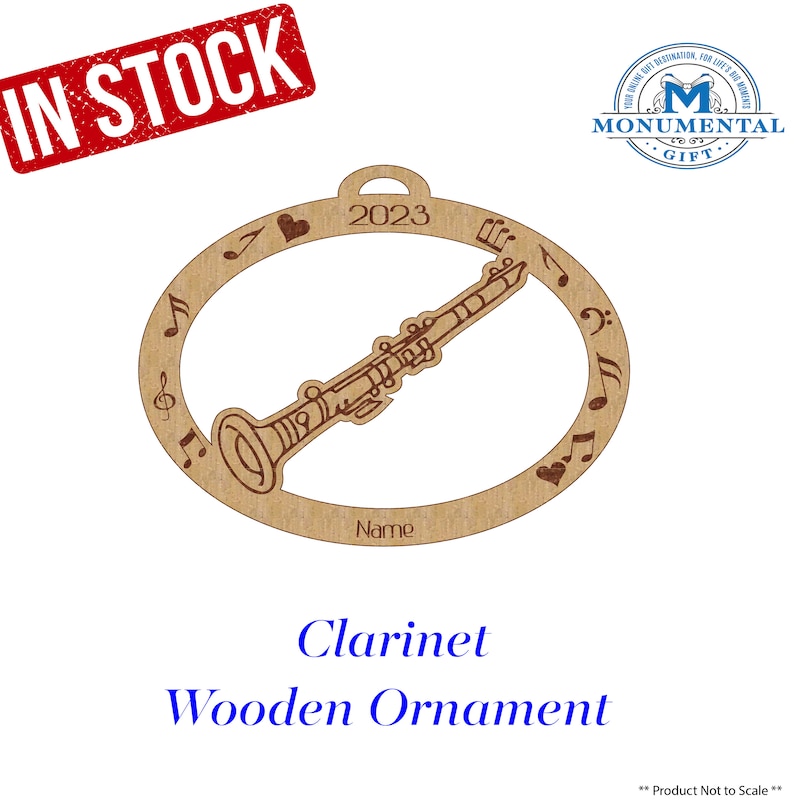 Clarinet Ornament - Etsy