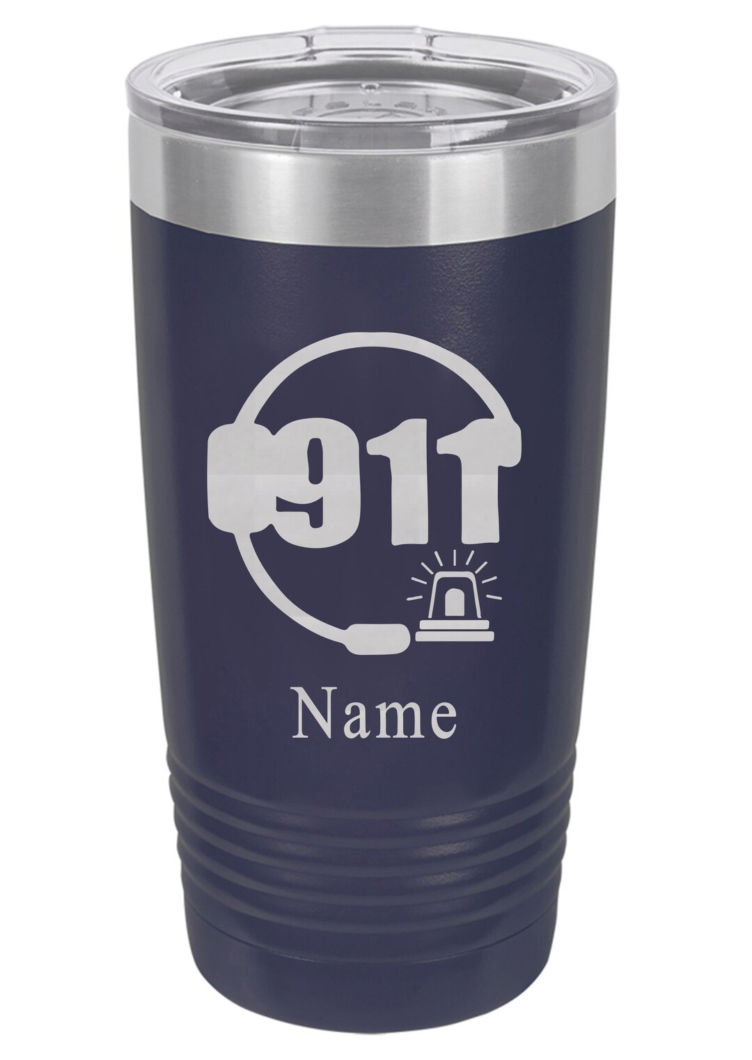 Personalized 911 Dispatcher Tumbler, Engraved Stainless Steel Travel ...