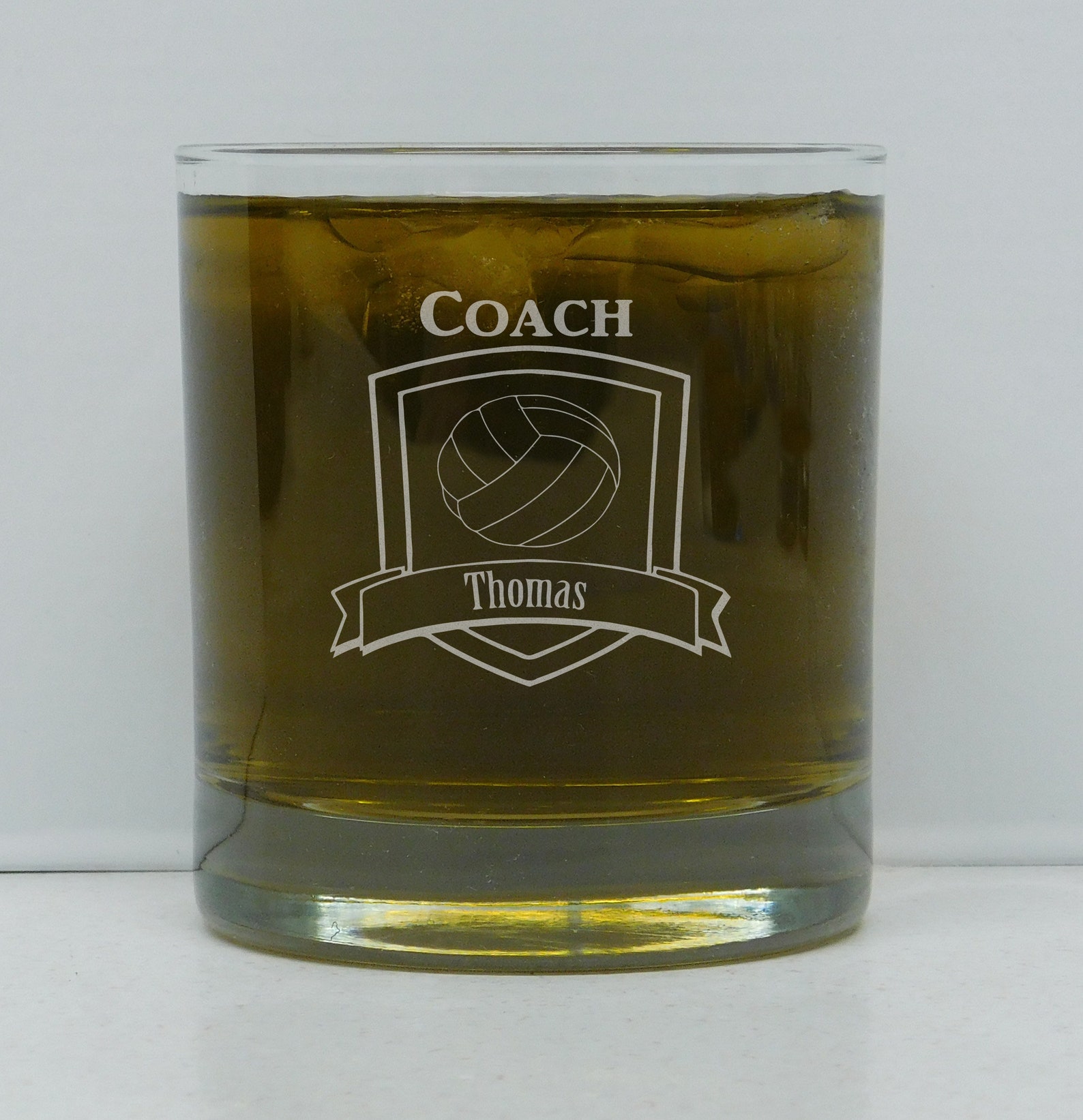 Volleyball, Volleyball Coach Gift Set With Coaster and Gift Box ...