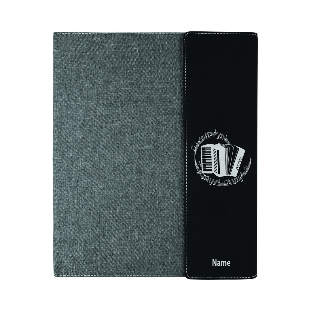Personalized Accordion Leatherette Portfolio, Musician Gift - Etsy