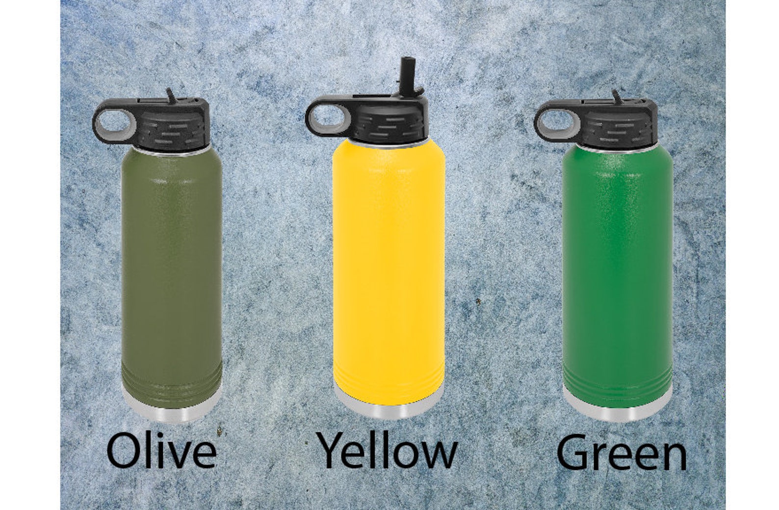 Personalized Barber Insulated Water Bottle, Laser Etched, Stainless ...