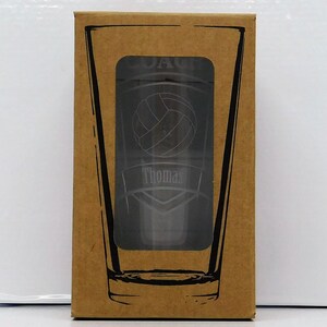 Volleyball, Volleyball Coach Gift Set With Coaster and Gift Box ...