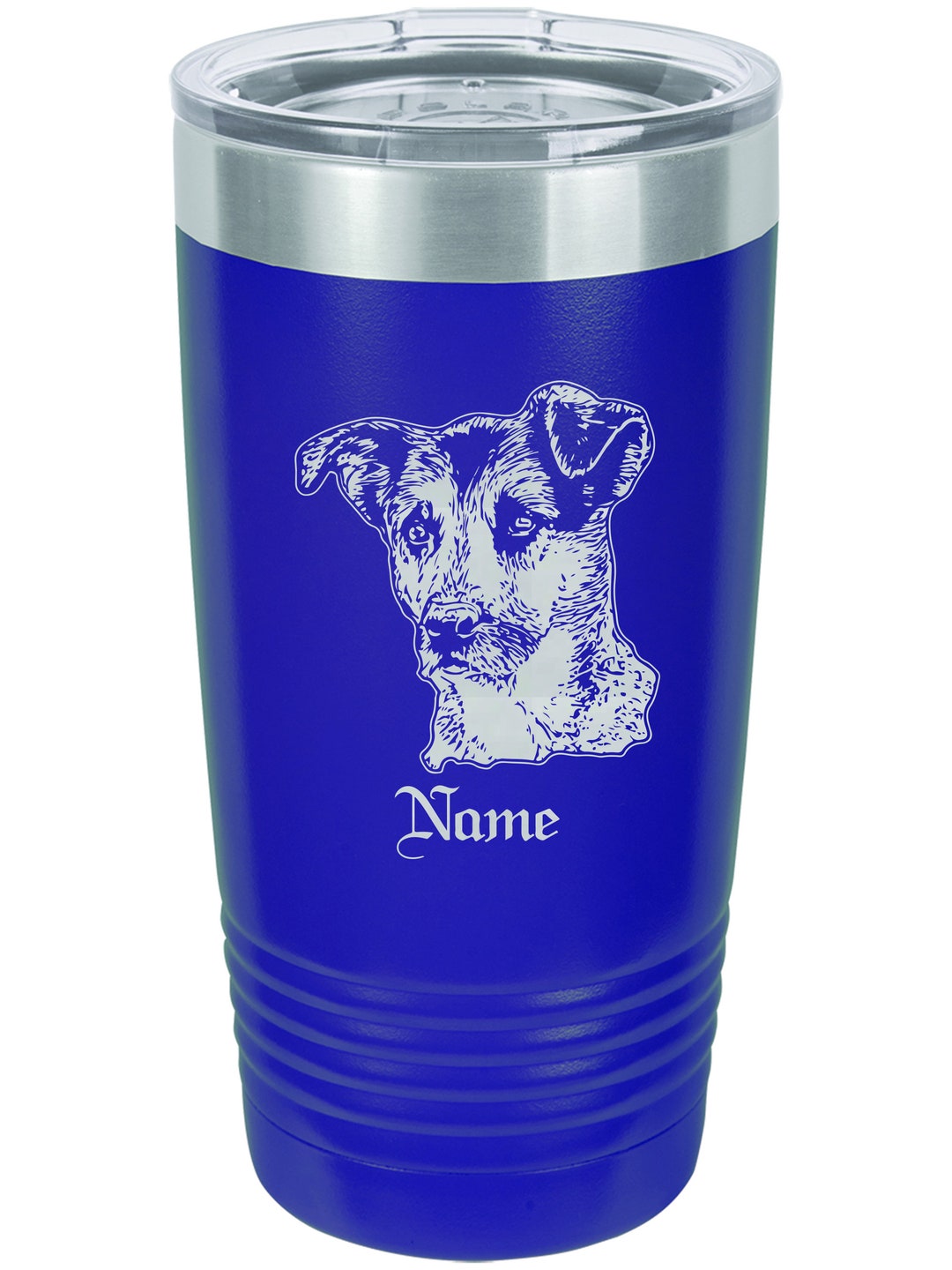Personalized Mutt Tumbler, Laser Etched 20oz Travel Mug - Etsy