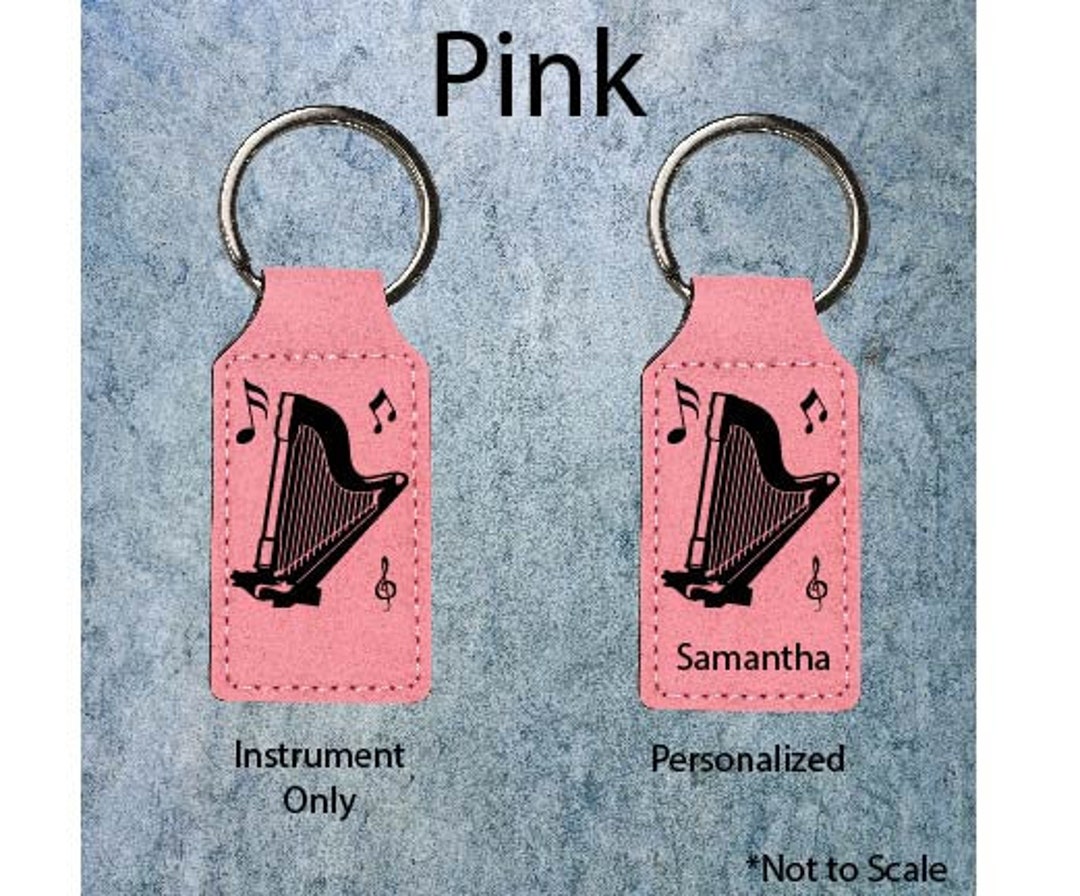 Harp Player Keychain, Harp Player Gifts, Harp Player Christmas Gift ...