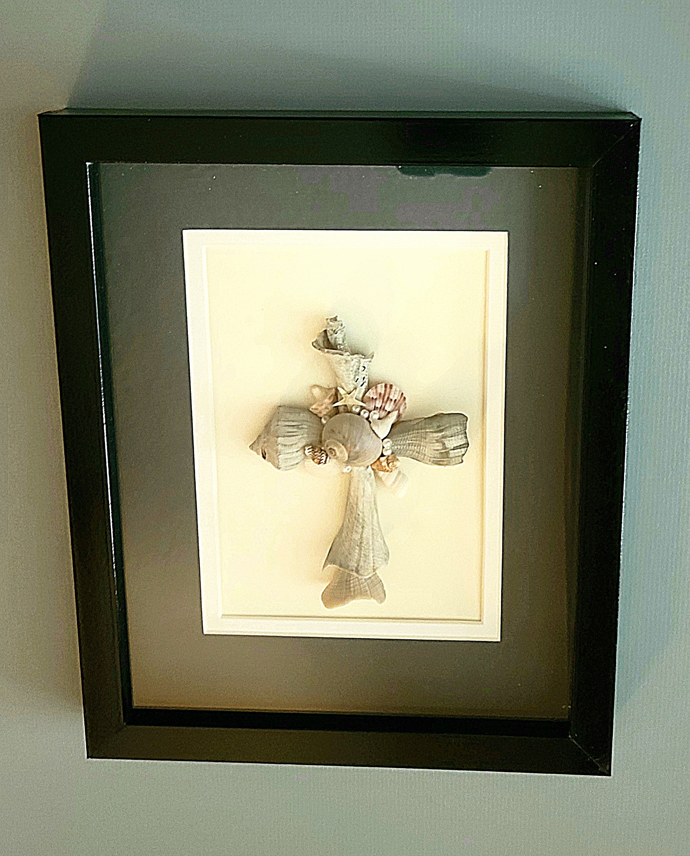 Handcrafted Original Seashell Cross Made From Shells From the Texas ...