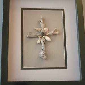 Beautiful Handcrafted Original Seashell Cross Made From Shells From the ...