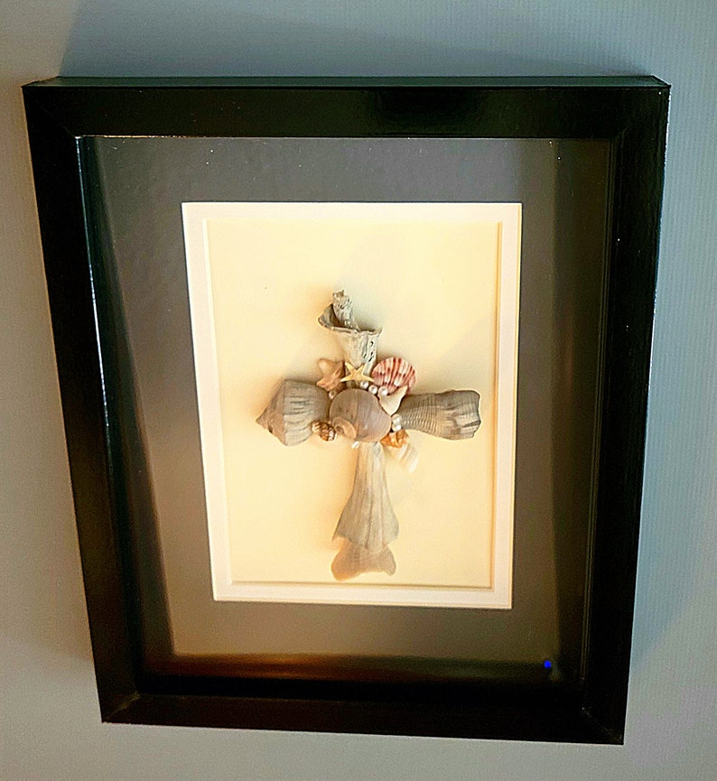 Handcrafted Original Seashell Cross Made From Shells From the Texas ...