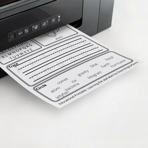 Alphabet Worksheet Digital Download, ABC Printable Worksheets ...