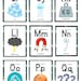 Alphabet Flashcards Digital Download, ABC Printable Flash Cards ...