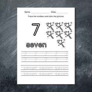 Princess Numbers Worksheet Digital Download, 123 Printable Worksheets ...