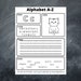 Alphabet Worksheet Digital Download, ABC Printable Worksheets ...