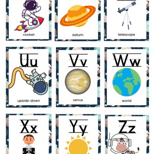 Alphabet Flashcards Digital Download, ABC Printable Flash Cards ...